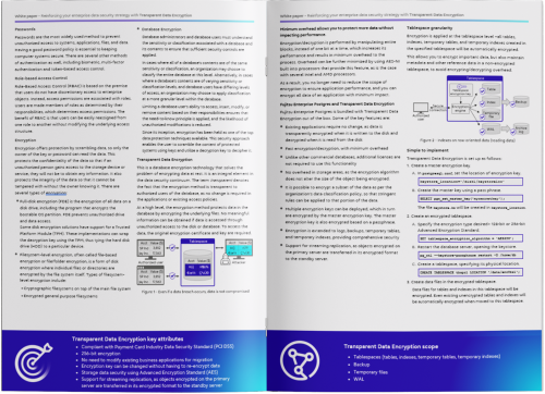 Transparent Data Encryption | PostgreSQL | Fujitsu