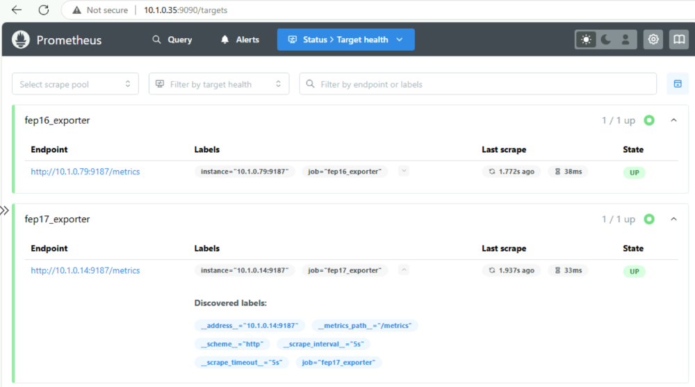 Fujitsu Enterprise Postgres monitoring with Prometheus