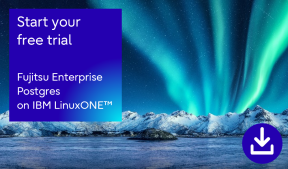 Start a free trial of Fujitsu Enterprise Postgres on IBM LinuxONE™